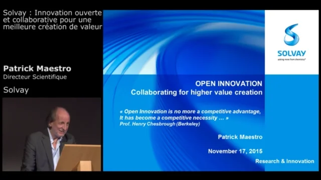 Solvay : Innovation ouverte et collaborative pour une meilleure ...