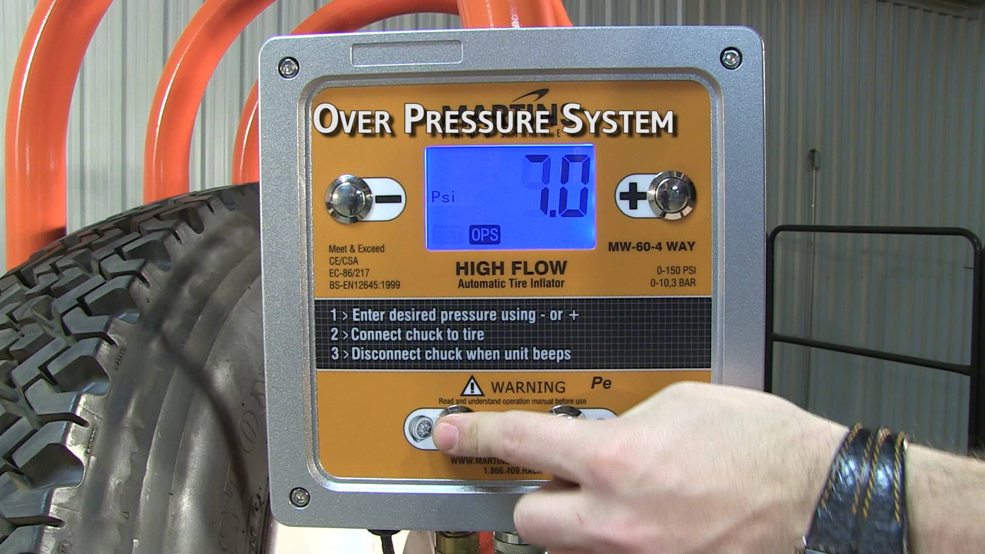 MW-60-4Way - Automatic Tire Inflator (4 outlets) - Martins Industries ...