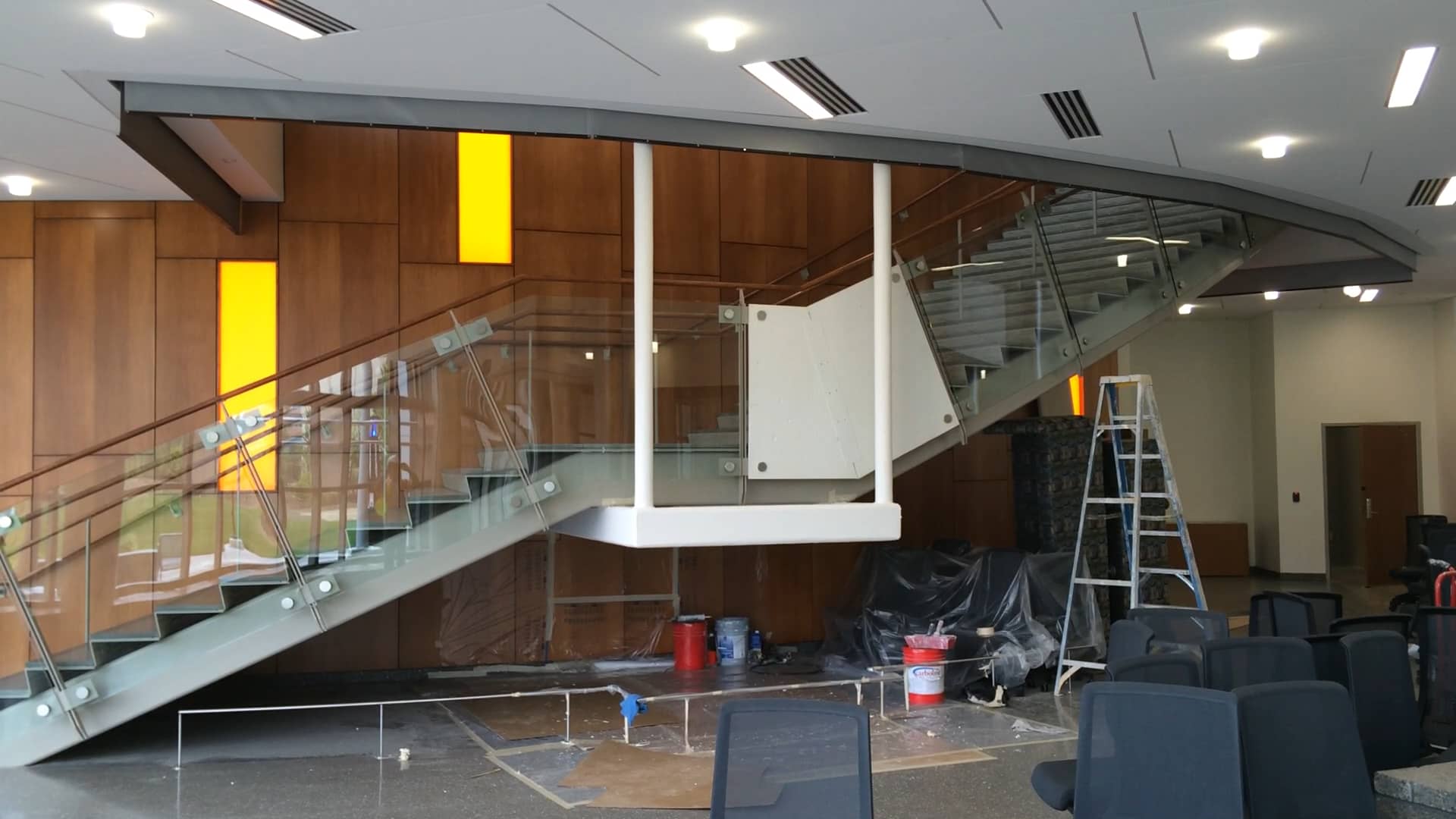 SD60 Deployable Draft Curtain®, Western Michigan Medical School on Vimeo