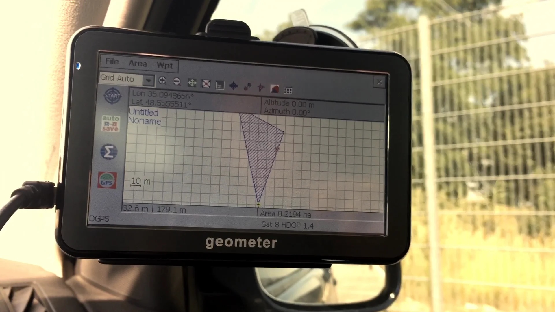 Geometer GPS with Bluetooth option to increase accuracy on Vimeo