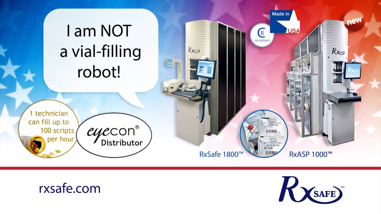 RxSafe 1800™ Robotic Pharmacy Workflow Automation and RxASP 1000 ...