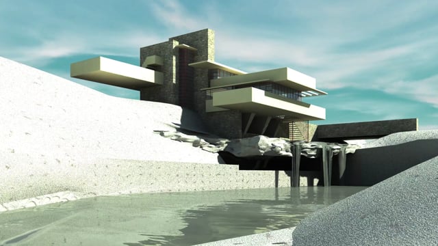 Fallingwater Usa Art - Free video on Pixabay