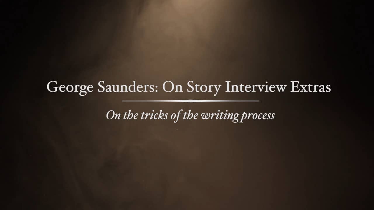 George Saunders- Extras (Writing Tricks) on Vimeo