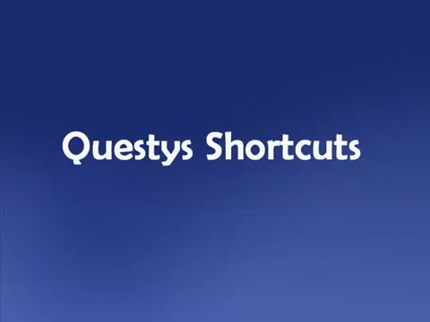 Questys CMx - Shortcuts on Vimeo