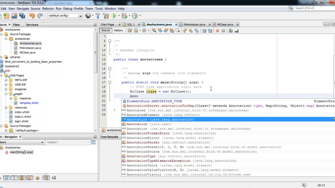 Como Crear Anotaciones en Java on Vimeo
