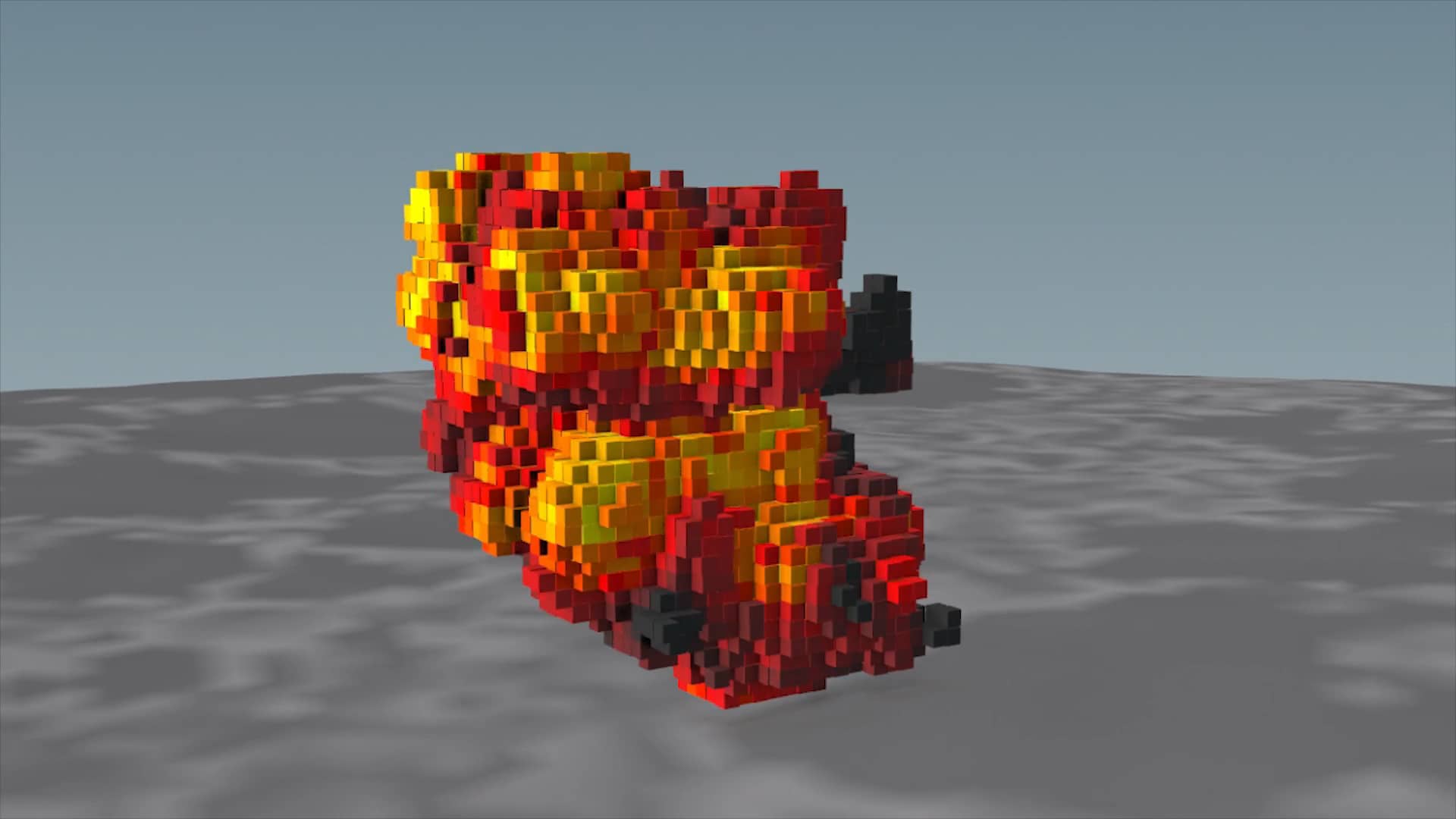 Houdini - Simple PyroFX voxelization (scene file) on Vimeo