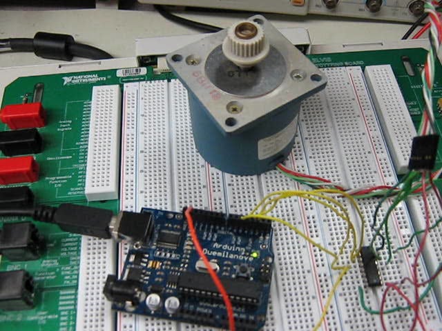 Controlling a Servo using only an arduino and a ULN2003A chip (and of ...