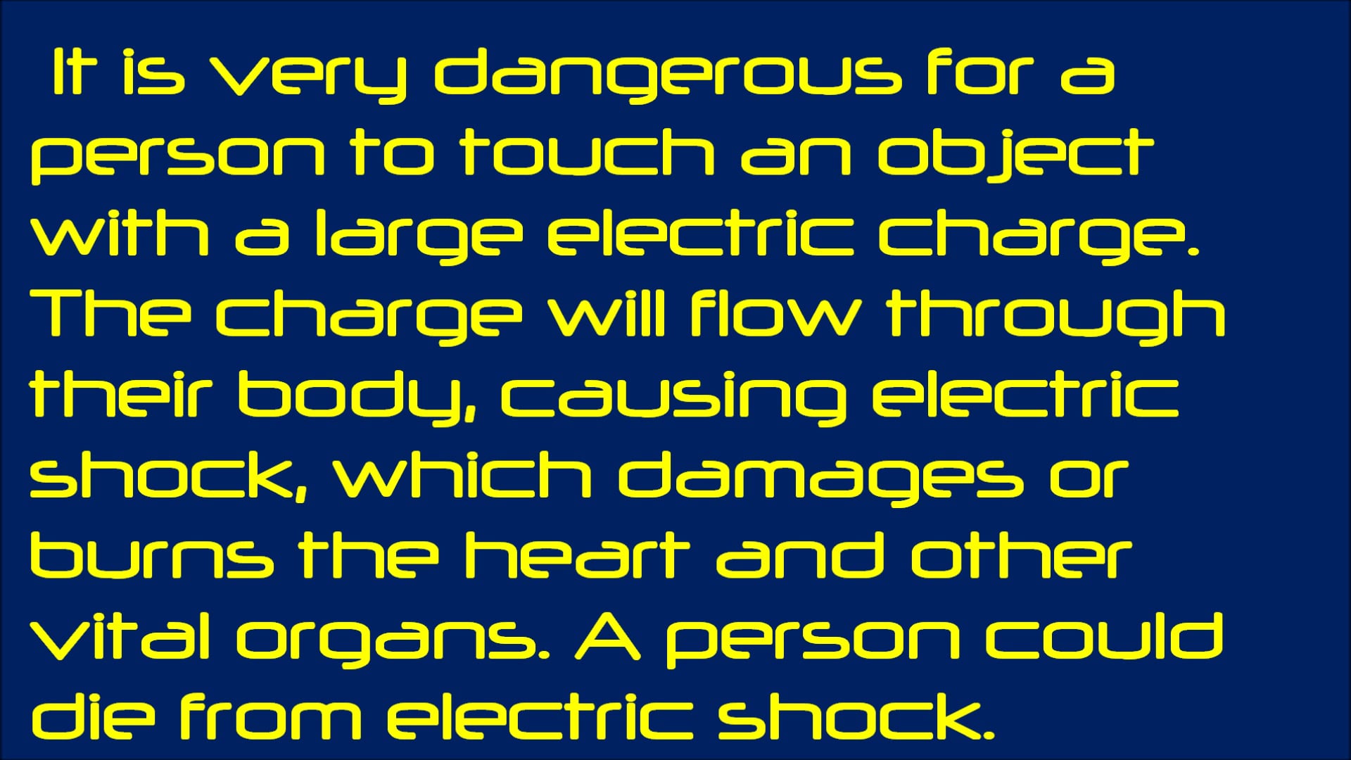 Dangers and Uses of Static Electricity on Vimeo