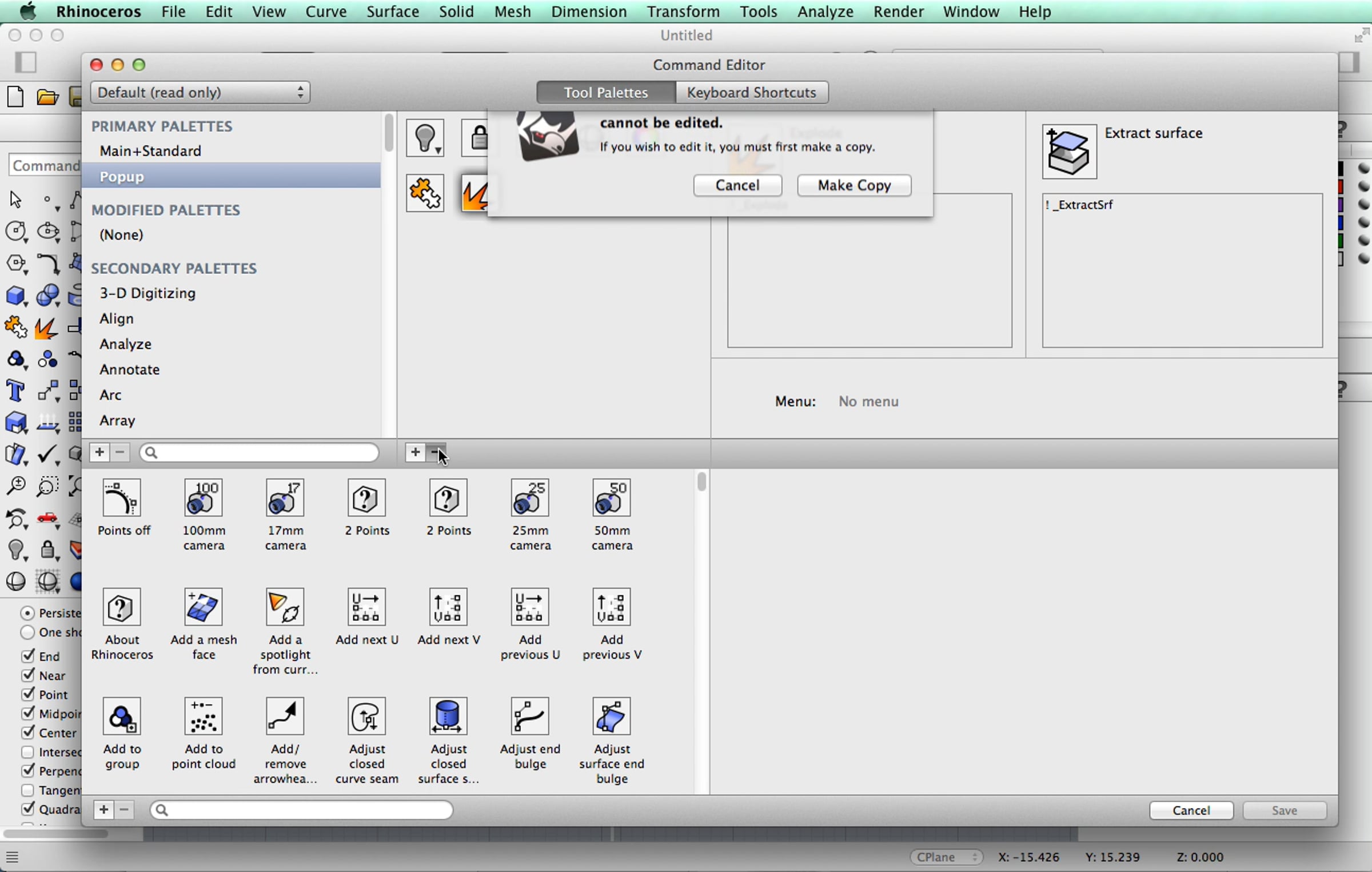 Custom Popup Menu in Rhino for Mac (no audio) | Videos & Movies on Vimeo
