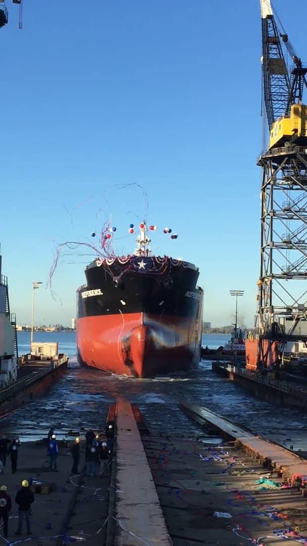 General Dynamics NASSCO Launches the Independence on Vimeo