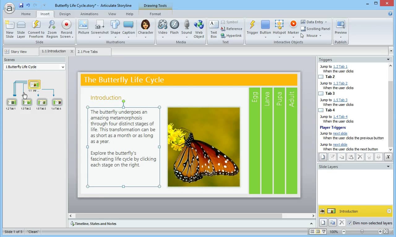 An overview of how to build an accordion interaction in Articulate ...