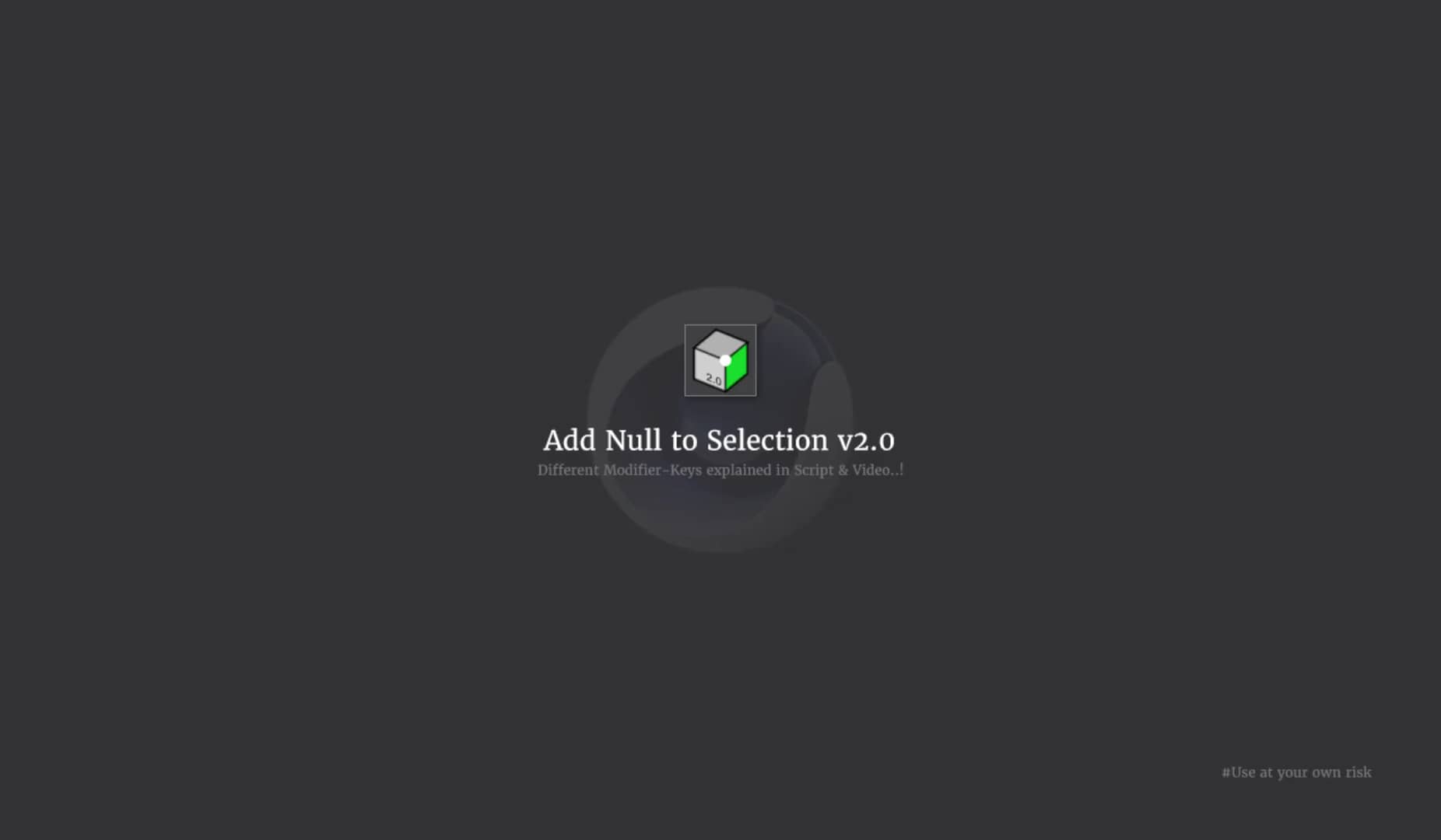 C4D Script: Add Null to Selection v2.0 on Vimeo