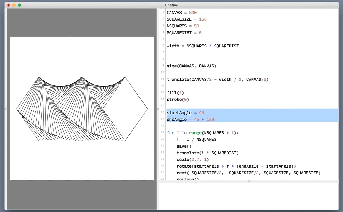 Tutorial: Creating an animated gif with Python in DrawBot on Vimeo