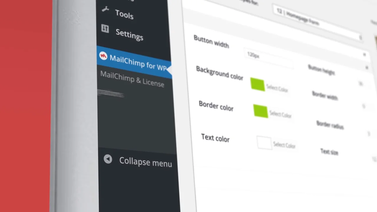 MailChimp for Wordpress animation on Vimeo