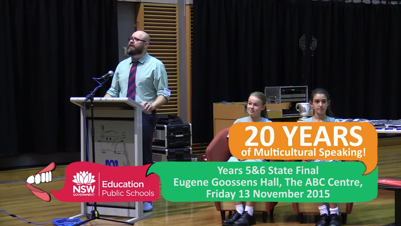 Multicultural Perspectives Public Speaking Competition 2015 - Years 5 ...