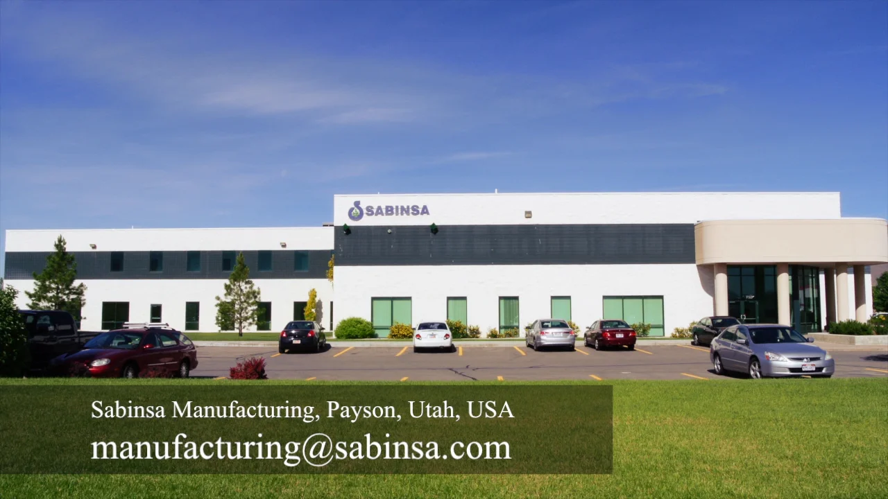 Sabinsa Manufacturing in Utah, USA on Vimeo