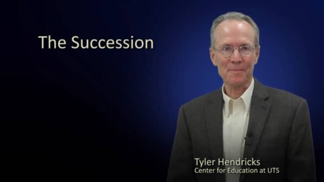 2015 - Dr. Tyler Hendricks - Succession on Vimeo