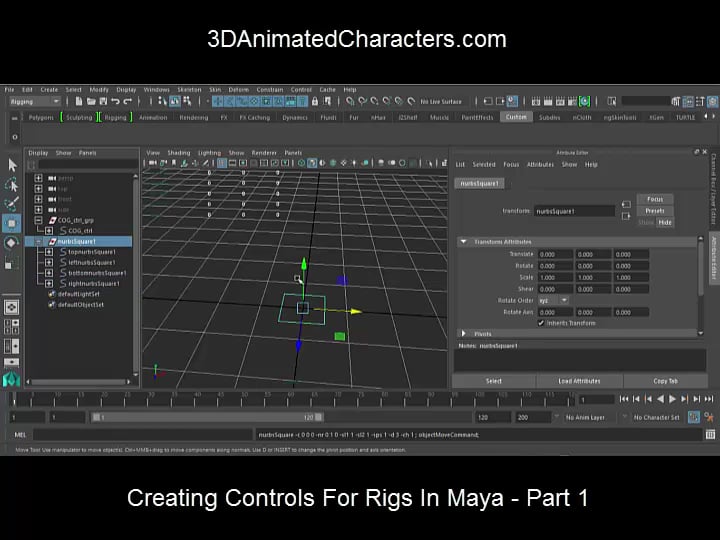Creating Controls For Rigs In Maya - Part 1 on Vimeo