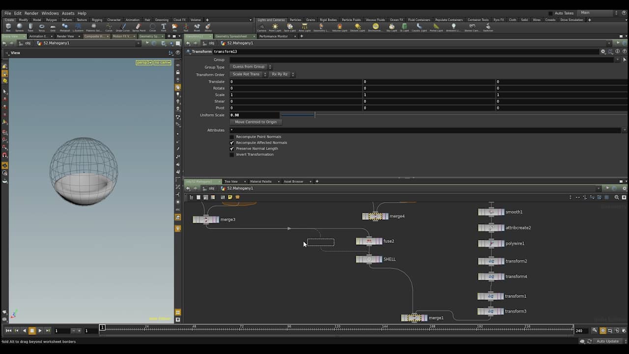 Procedural Houdini Model for Shape of The World (x10 speed) on Vimeo