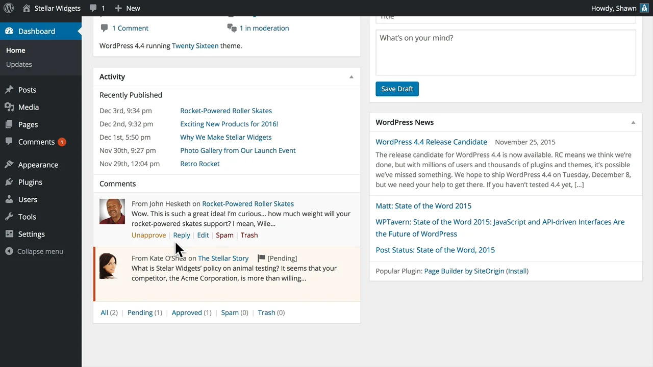 12-managing-comments on Vimeo