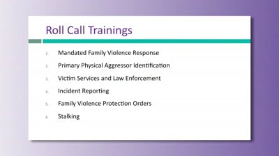 Roll Call Training Initiative on Vimeo