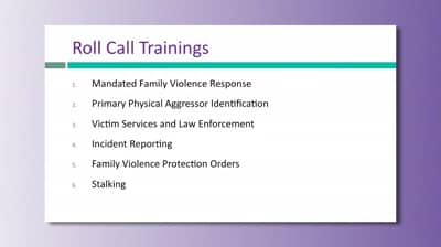 Roll Call Training Initiative on Vimeo