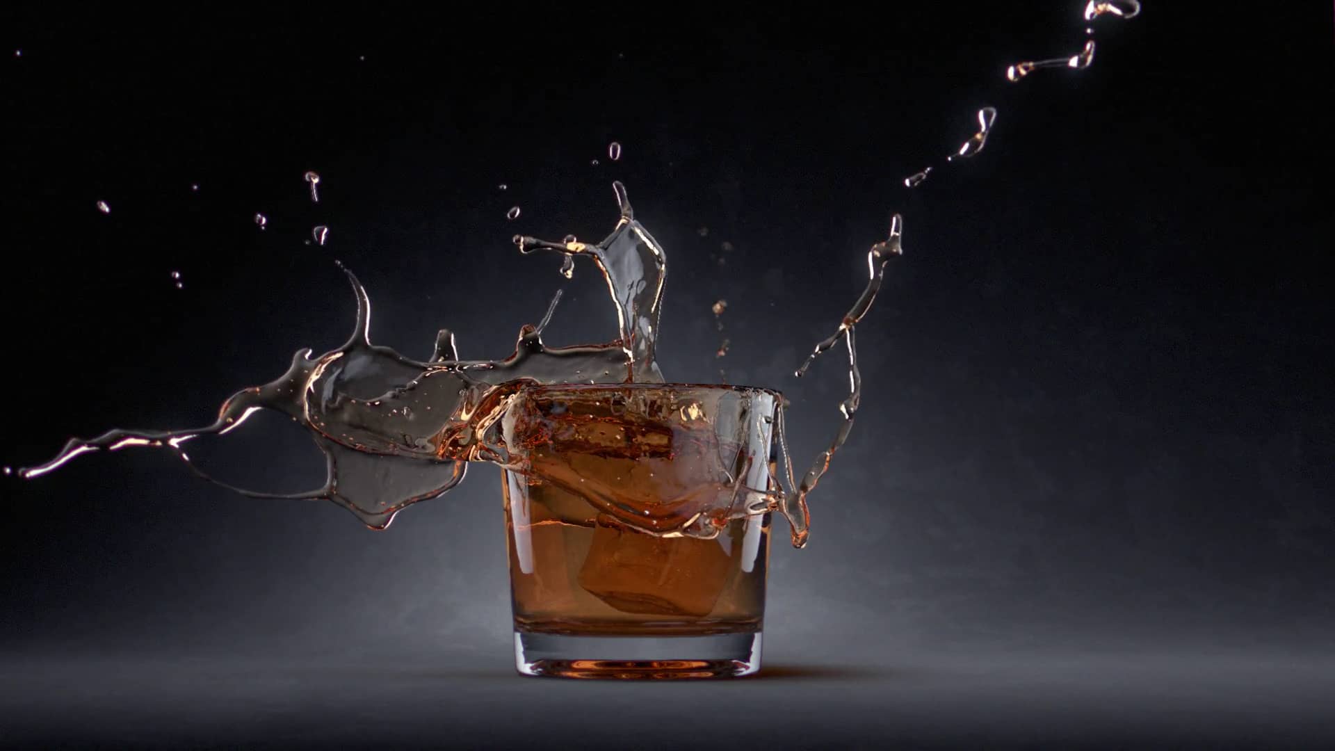 Whiskey splash slow motion on Vimeo