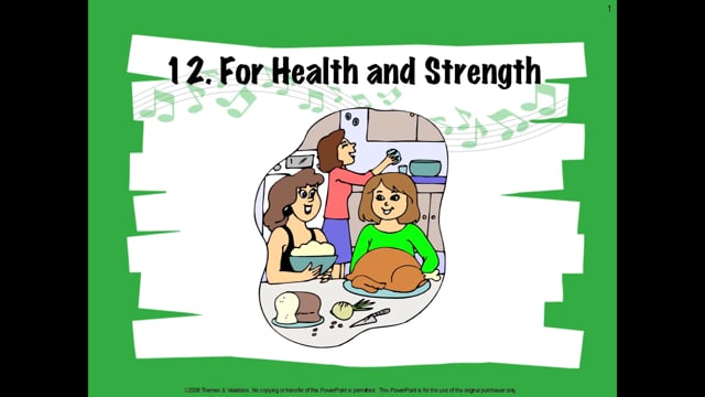 For Health and Strength | MusicplayOnline