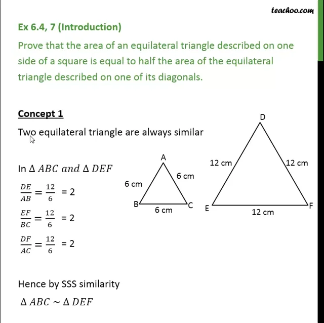 Equilateral Triangle Area