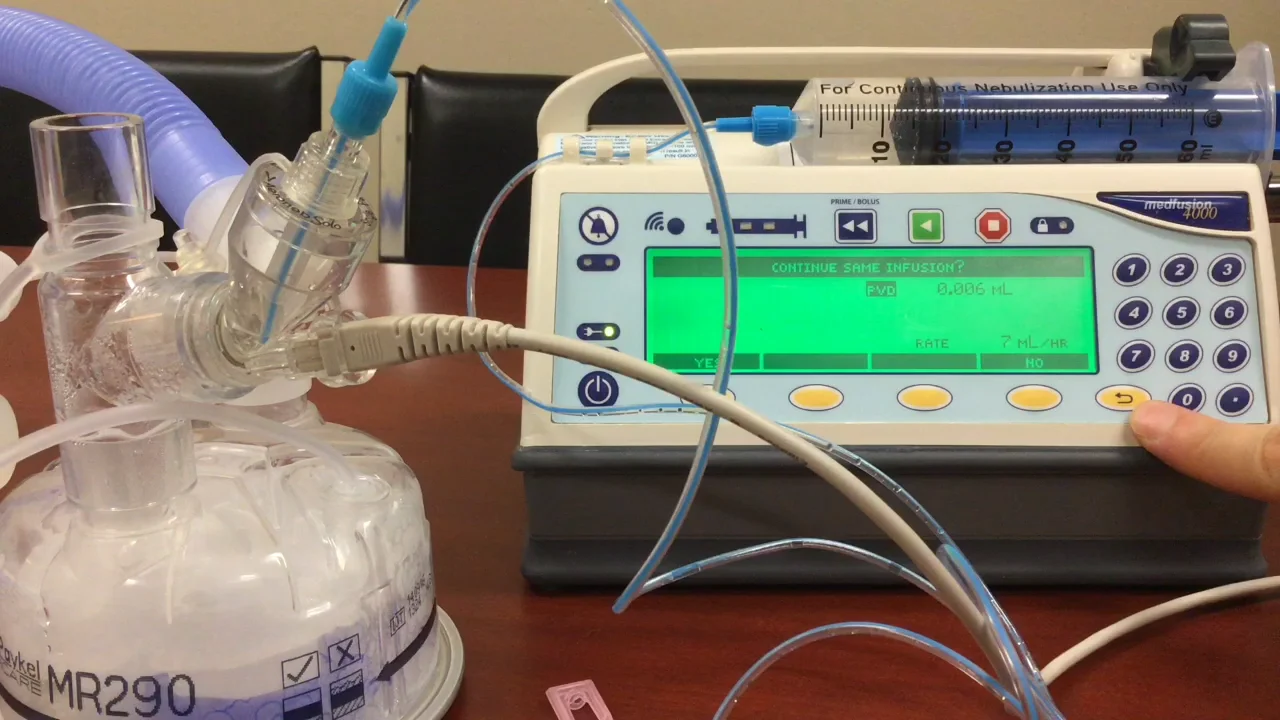 Epoprostenol with Syringe Pump