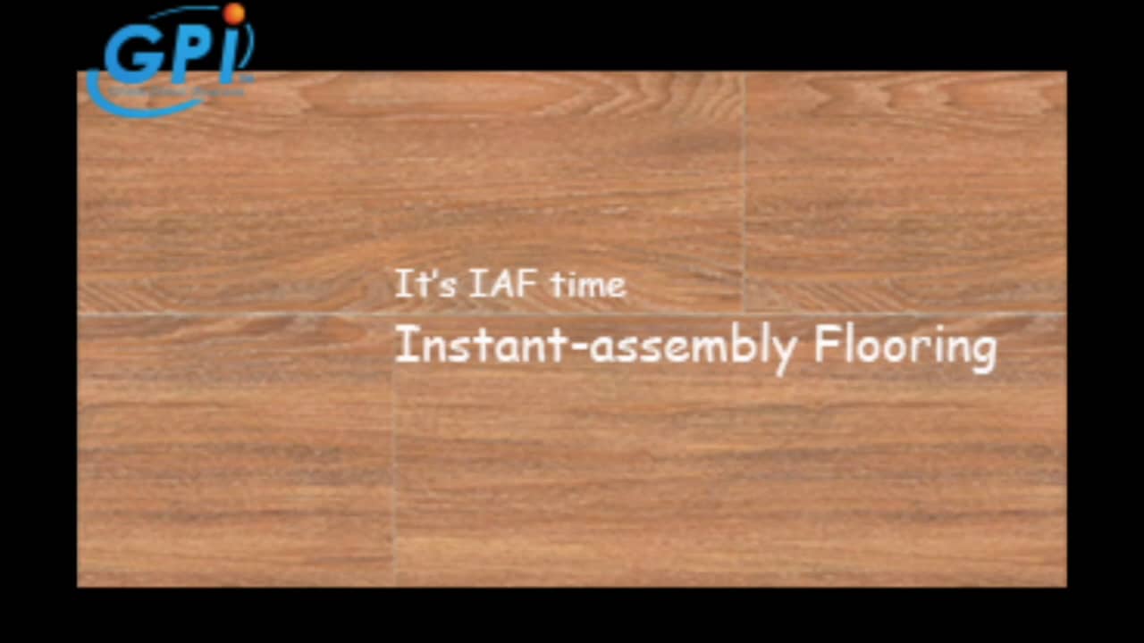 Instant-assembly Flooring on Vimeo