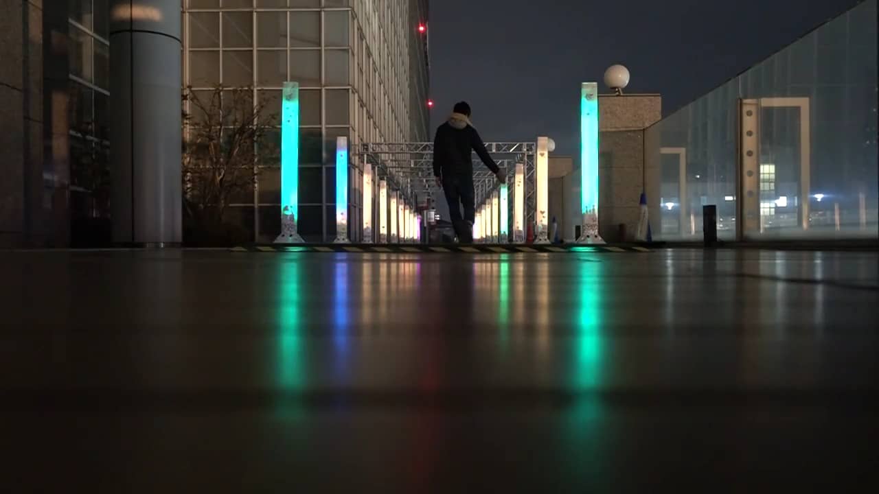 Interactive LED Pillar on Vimeo