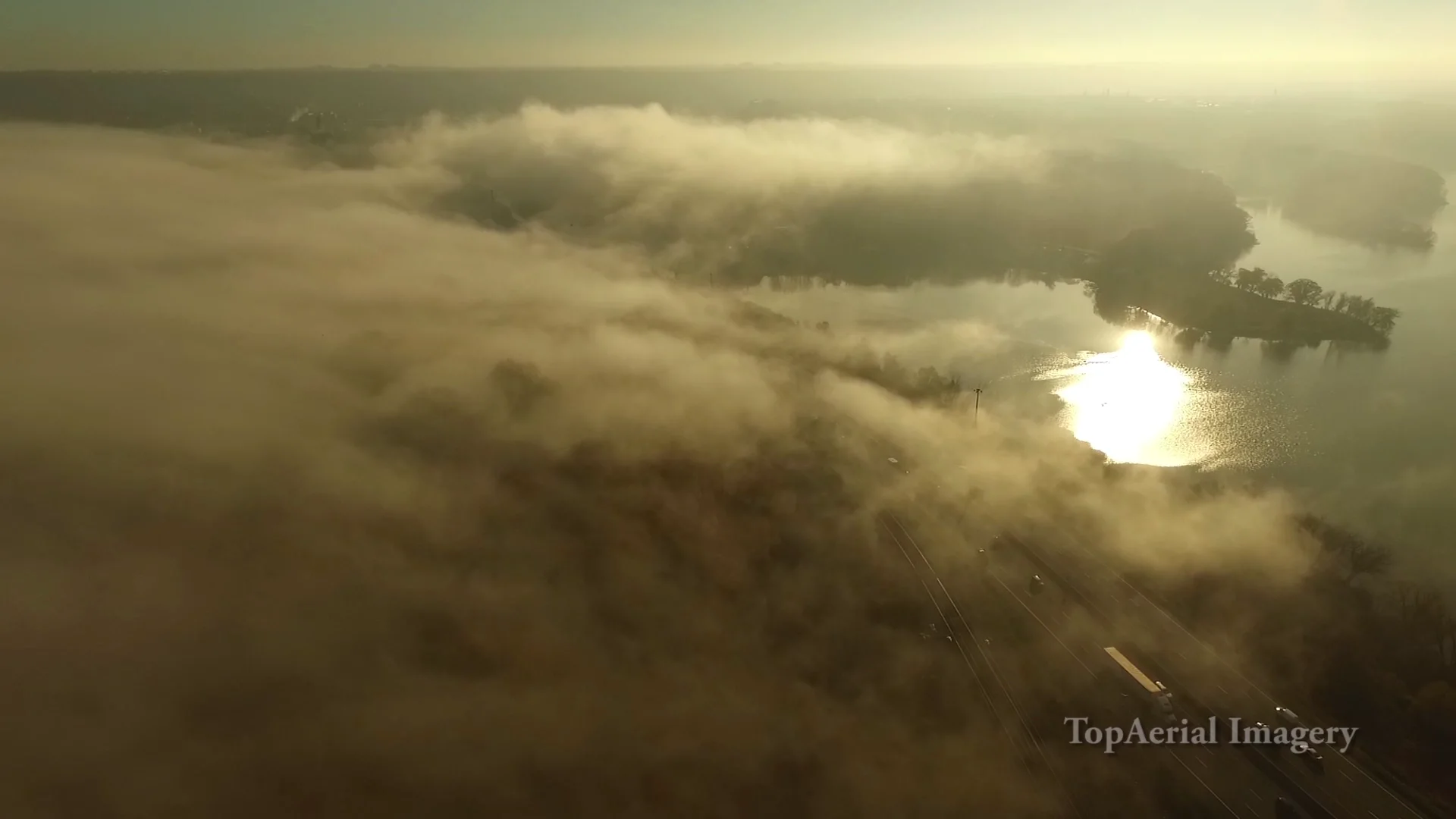The Fog - Drone view of Hamilton fog rolling in on Vimeo