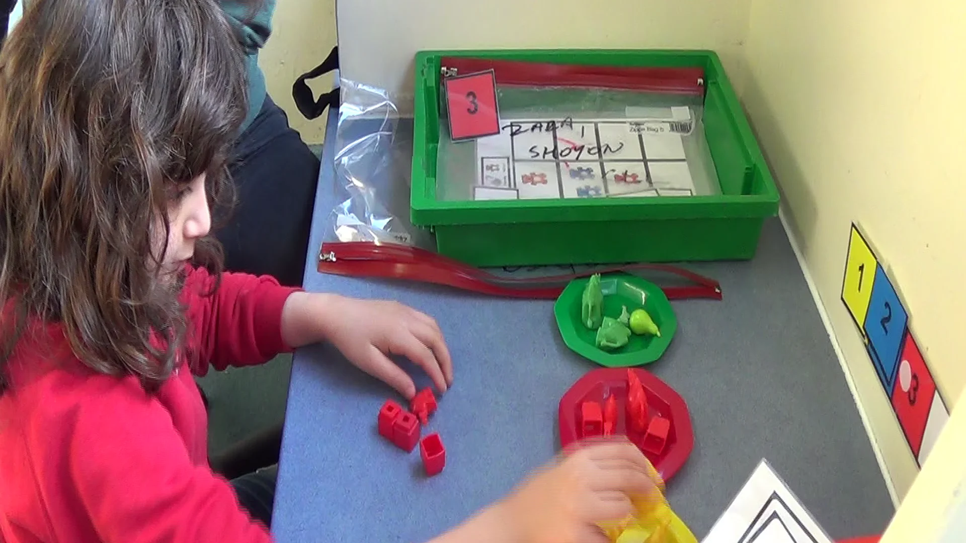 Zahra Maths TEACCH 5-1-16