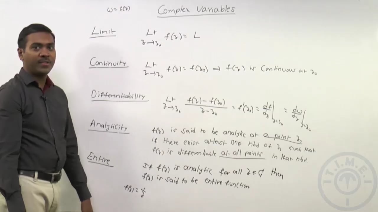 2.7 Calculus Concepts on Complex Functions-II