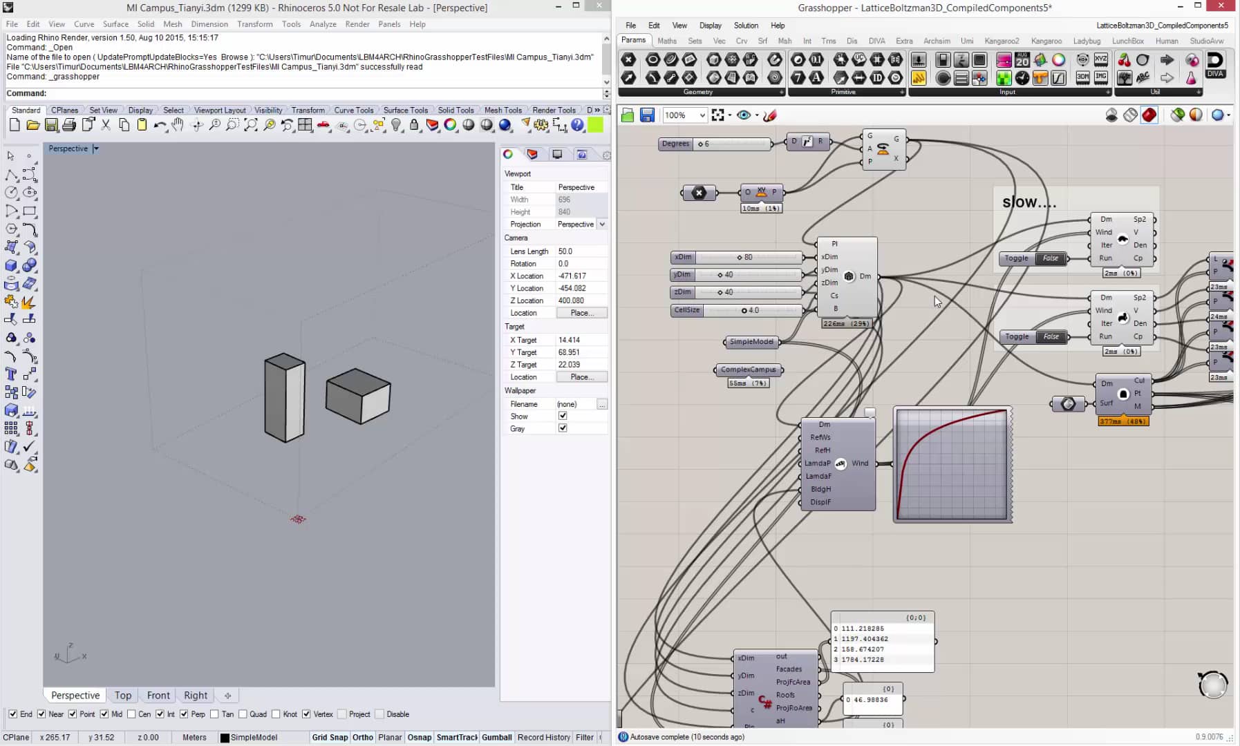Wind tunnel for Grasshopper on Vimeo