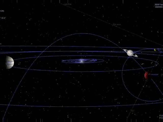 Flyby Animation of 'The Destroyer' through our Solar System on Vimeo