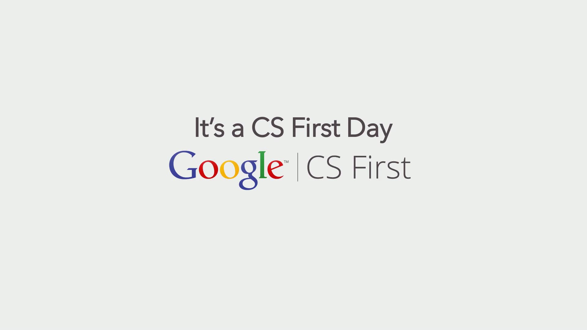 Google - CS-First Introduction Video on Vimeo