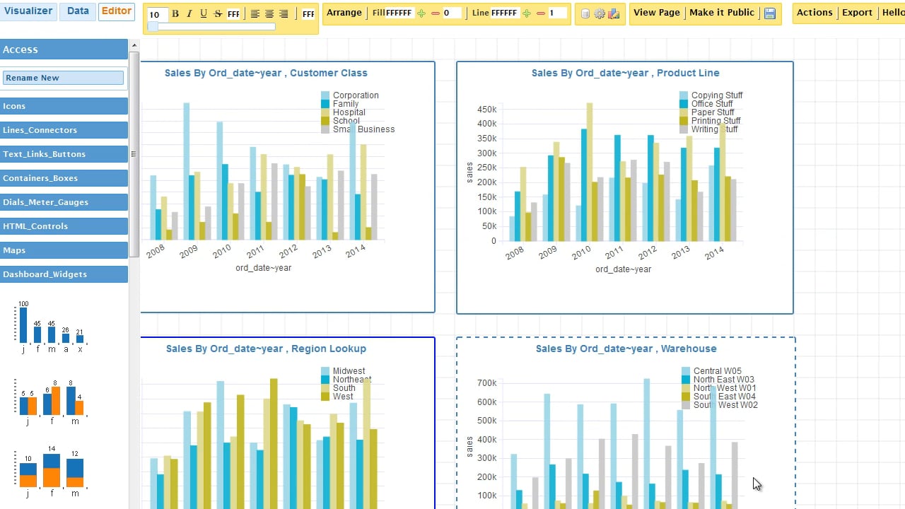 Microsoft access dashboard - How to build dashboard using MS Access ...