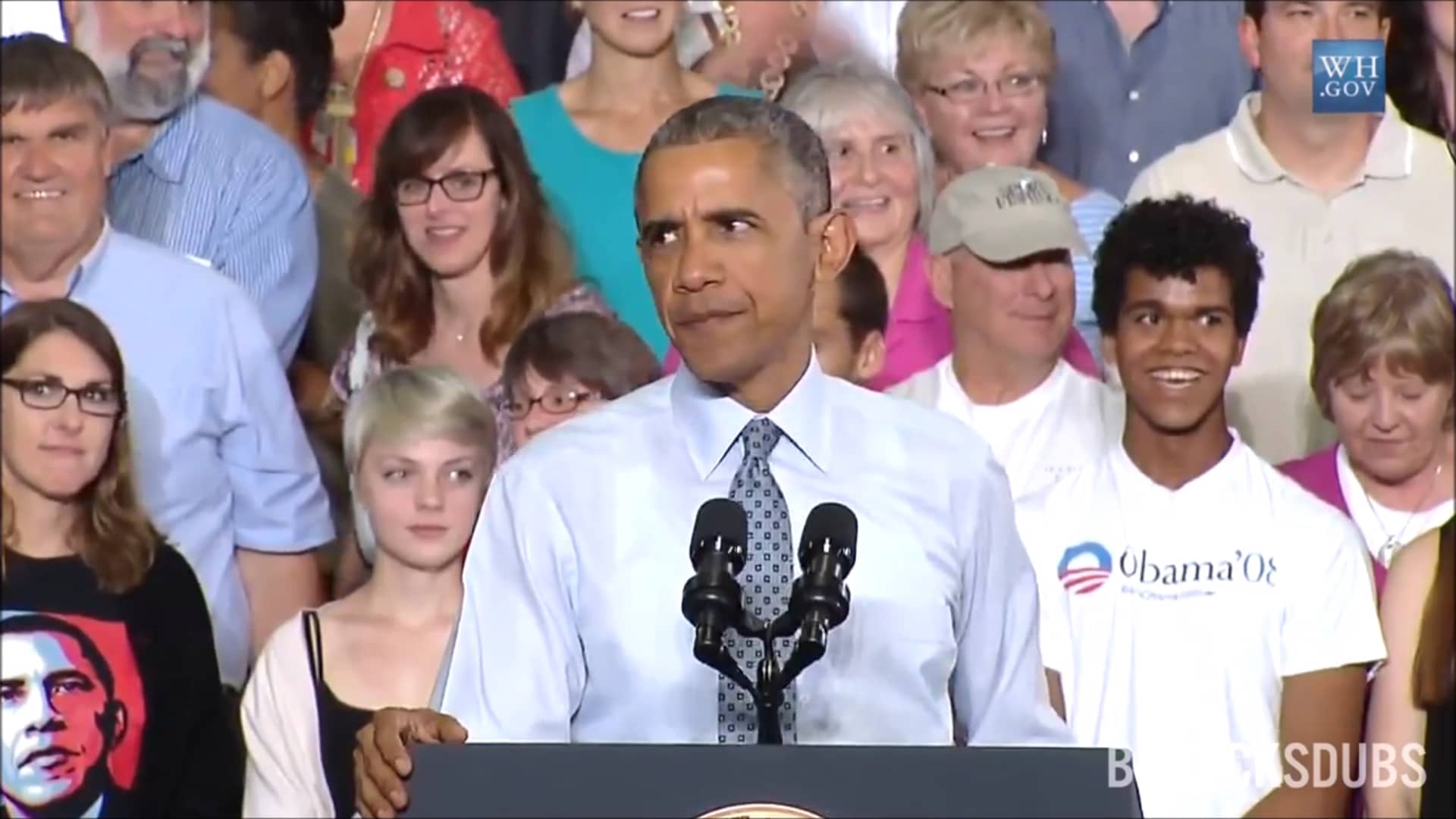 Obama Sings Hotline Bling By Drake (Call me on my cell phone) on Vimeo