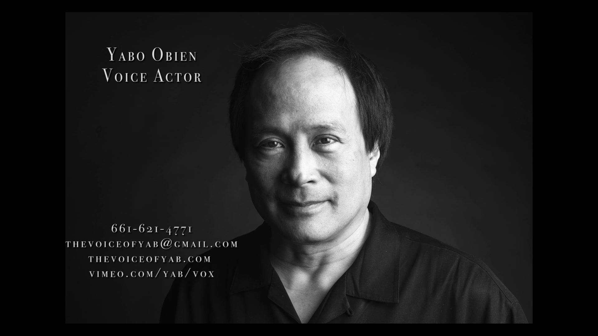 Yabo Obien - Voice Actor Reel 1 on Vimeo