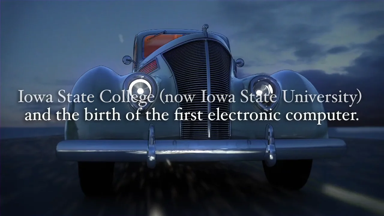 Iowa State and the Birth of the First Electronic Computer on Vimeo
