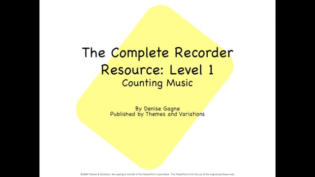 Introduction to the Recorder | MusicplayOnline