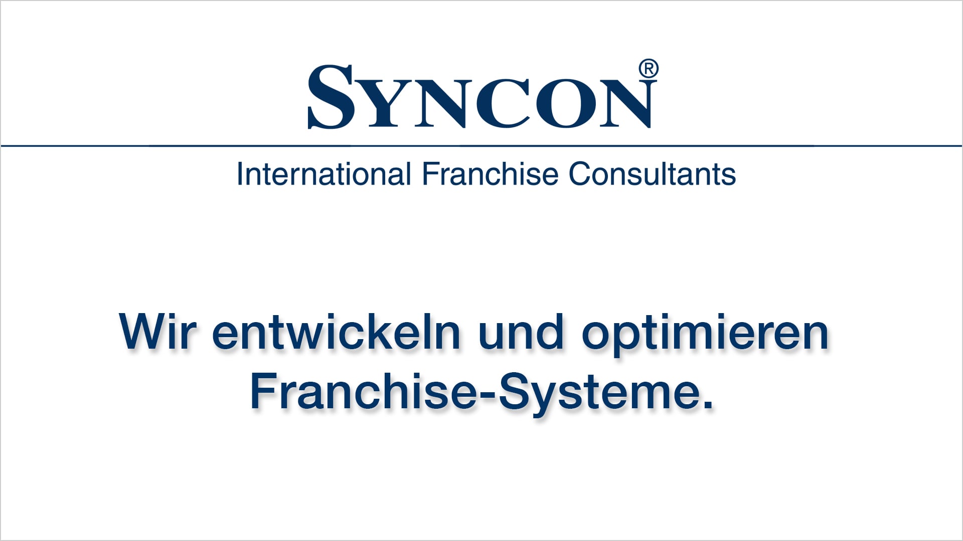 Syncon Franchise Consultants - Wir entwickeln und optimieren Franchise ...