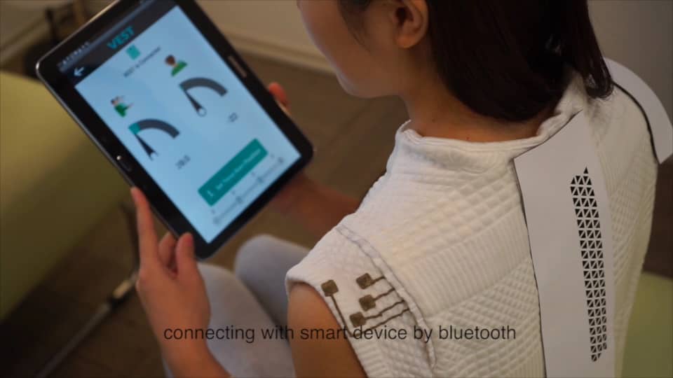 Zishi-smart garment for posture monitoring on Vimeo