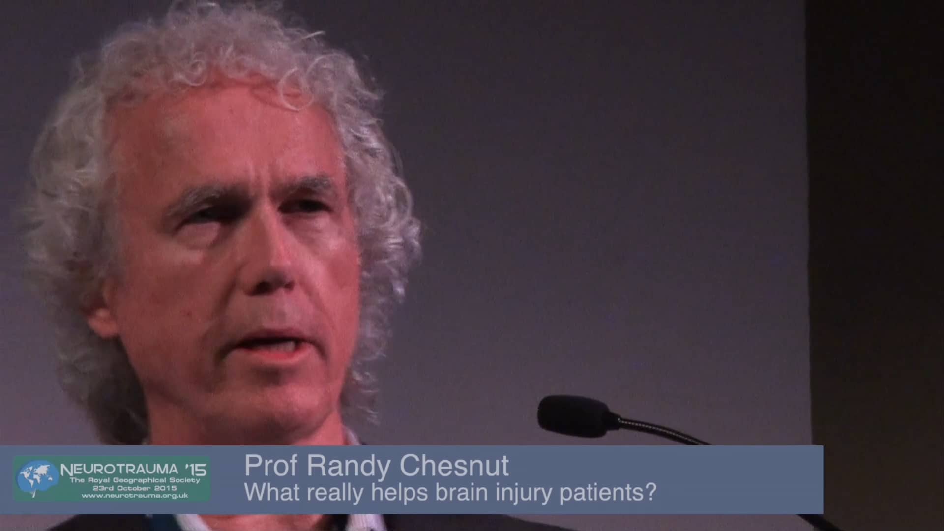Randy Chesnut "What Really Helps brain Injury Patients?" on Vimeo