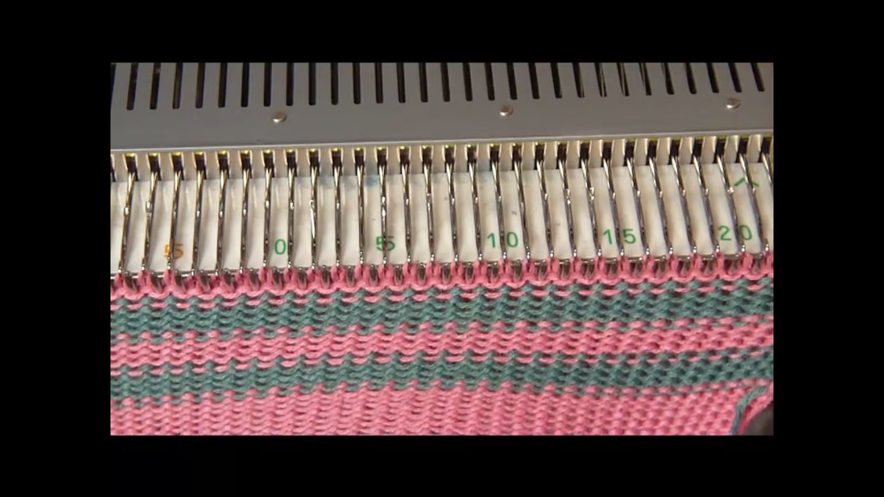 De-Knit Carriage | Machine Knitting Tutorial