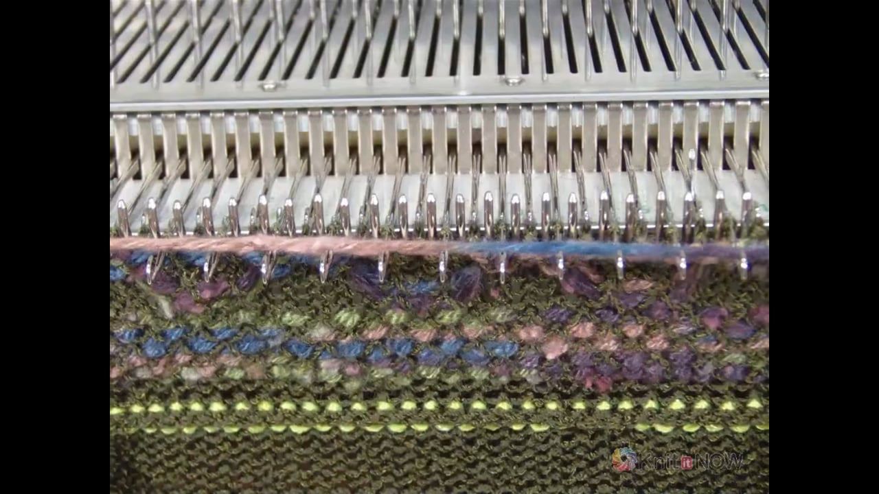 Knitweave | Machine Knitting Tutorial