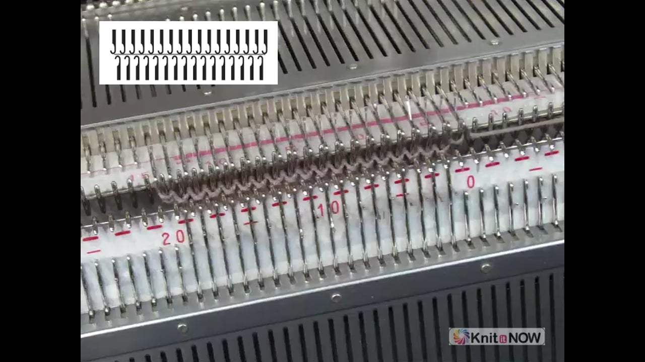Full Needle Rib Increases | Machine Knitting Tutorial