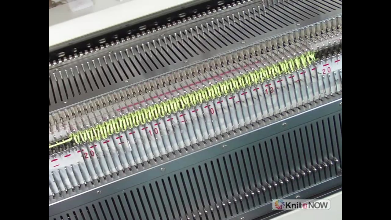 Full Needle Rib Cast On Techniques | Machine Knitting Tutorial